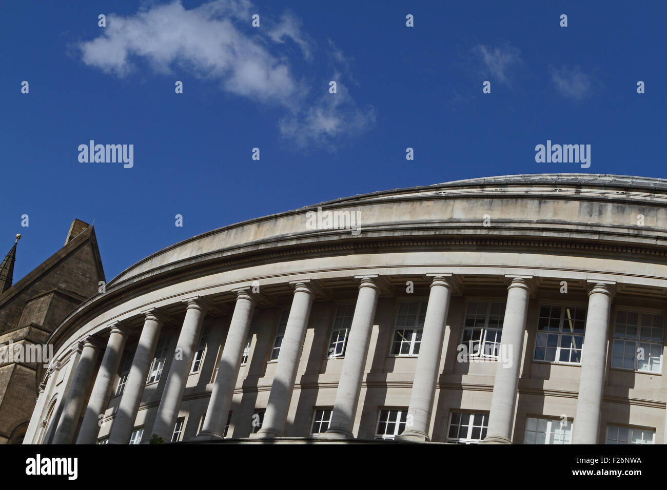 Section of Manchester Central Library Stock Photo - Alamy