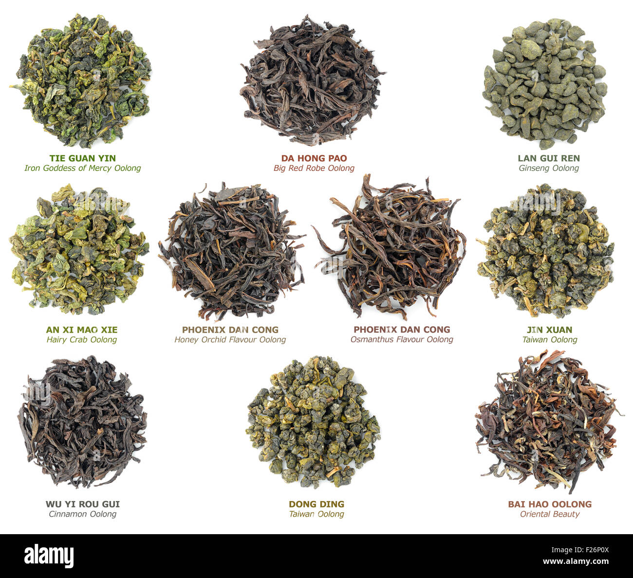 Chinese teas types hi-res stock photography and images - Alamy