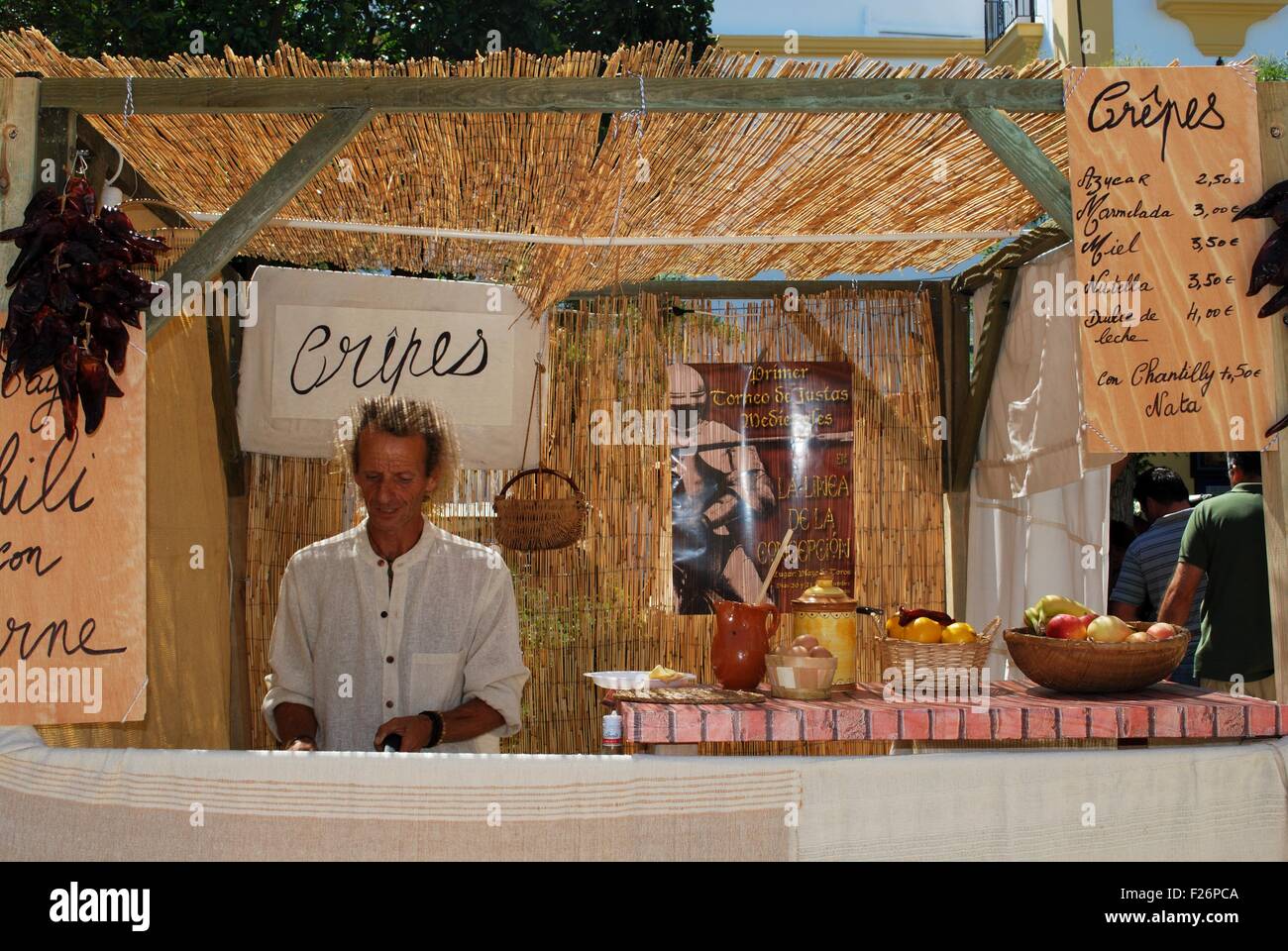 Man making crepes hi-res stock photography and images - Alamy