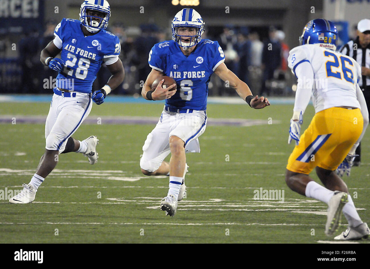 Colorado Springs, Colorado, USA. 12th Sep, 2015. Air Force quarterback ...