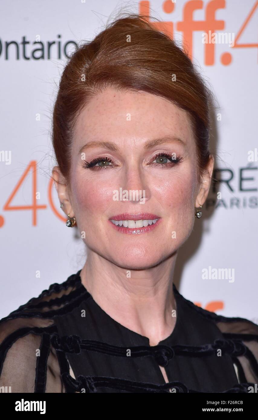 Toronto, ON. 12th Sep, 2015. Julianne Moore at arrivals for MAGGIE'S ...