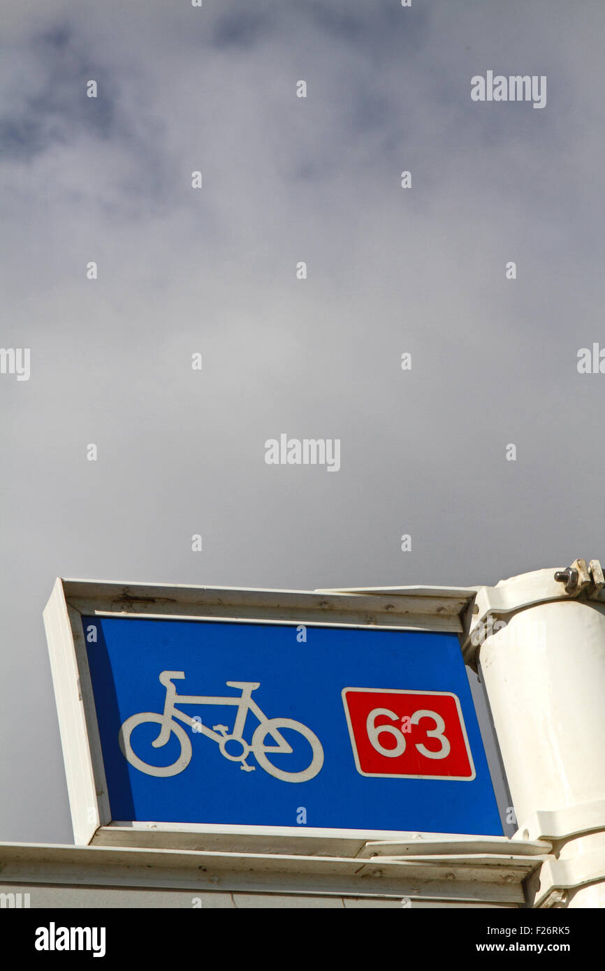 Cycle track 63 in Leicestershire, England Stock Photo - Alamy