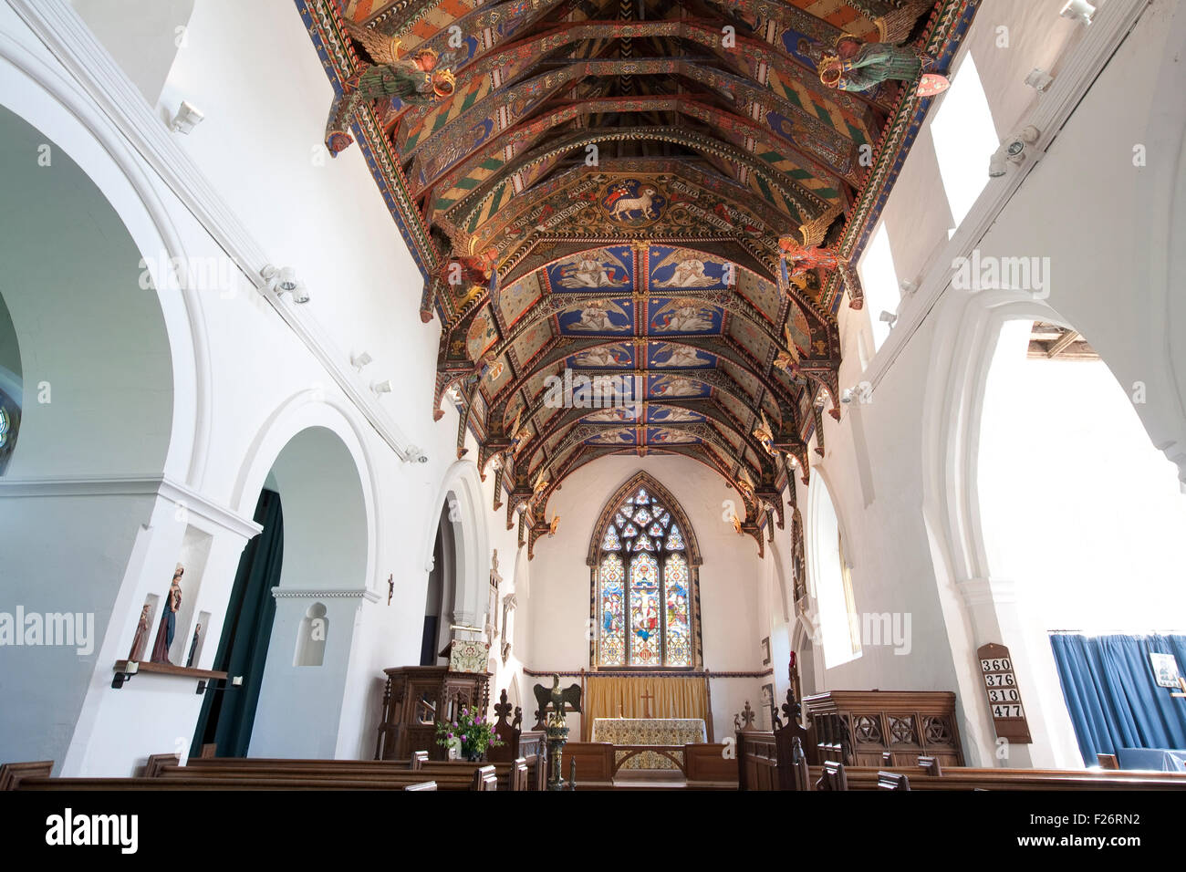 Huntingfield Church Suffolk Stock Photo - Alamy