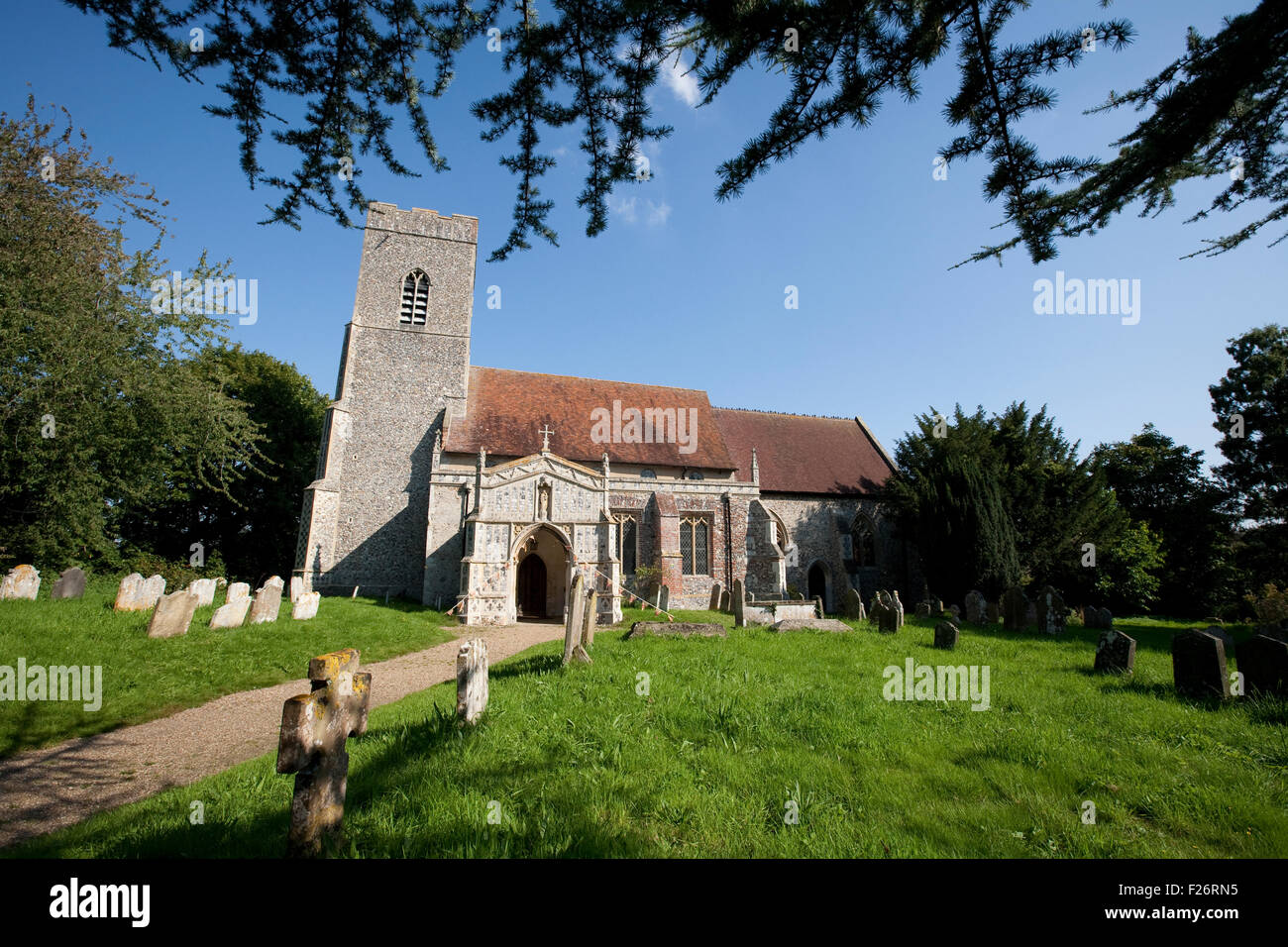 Huntingfield Church Suffolk Stock Photo - Alamy