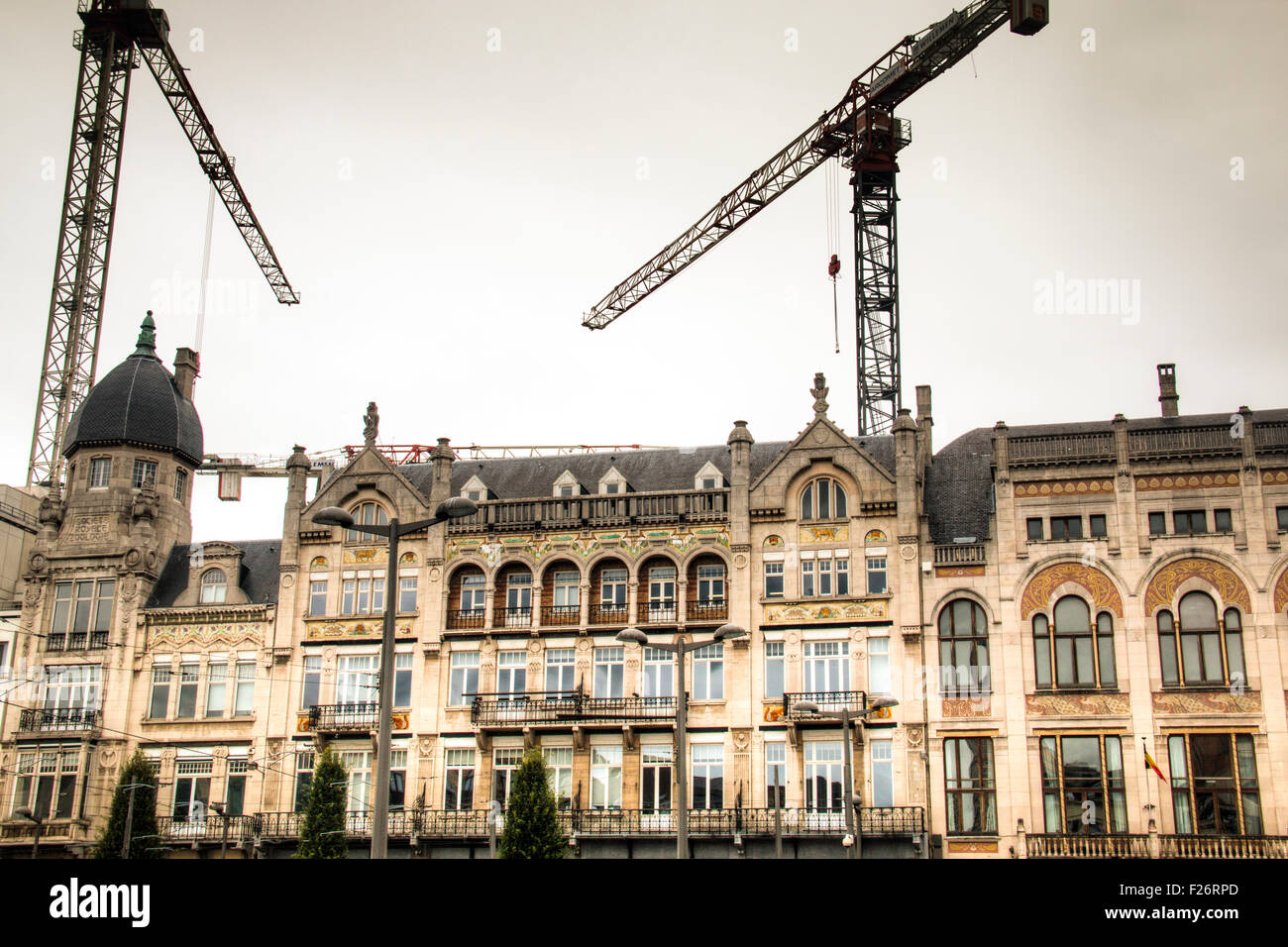 Historical buildings in Antwerp, Belgium Stock Photo - Alamy