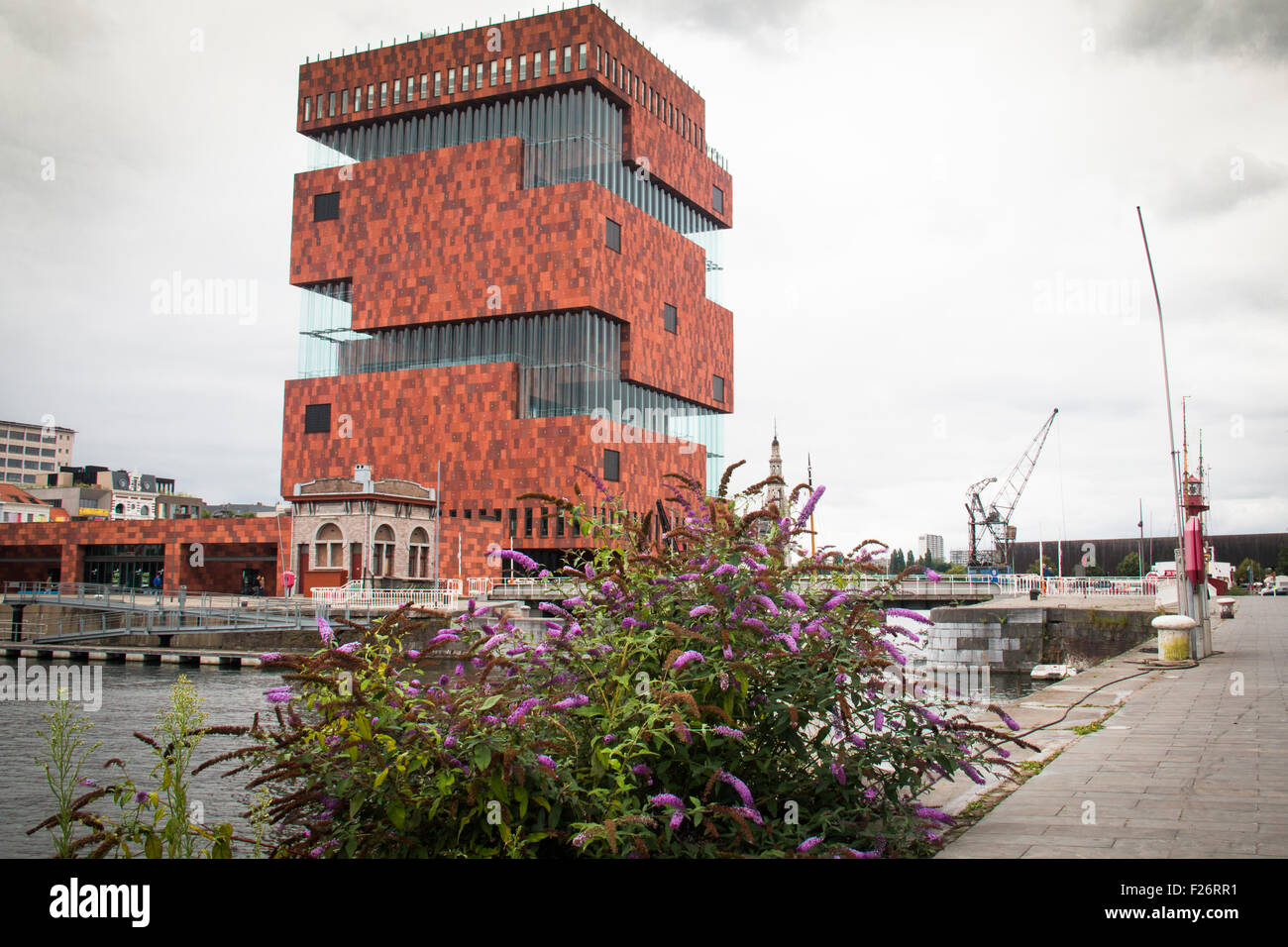 Belgium antwerp eilandje view museum hi-res stock photography and ...