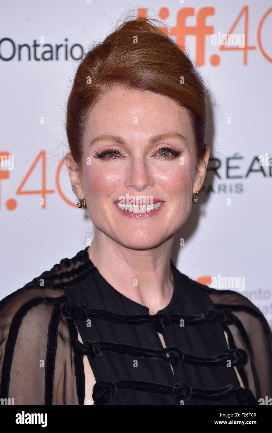 Toronto, ON. 12th Sep, 2015. Julianne Moore at arrivals for MAGGIE'S ...