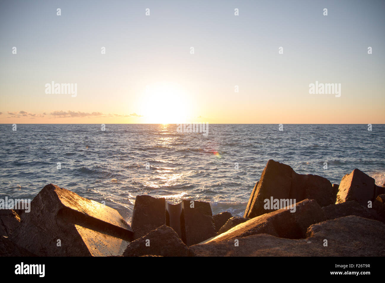 Natural stone breakwaters hi-res stock photography and images - Alamy