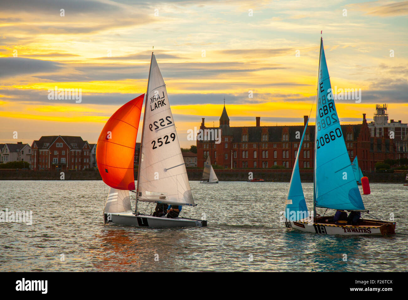 Enterprise dinghies hi-res stock photography and images - Alamy