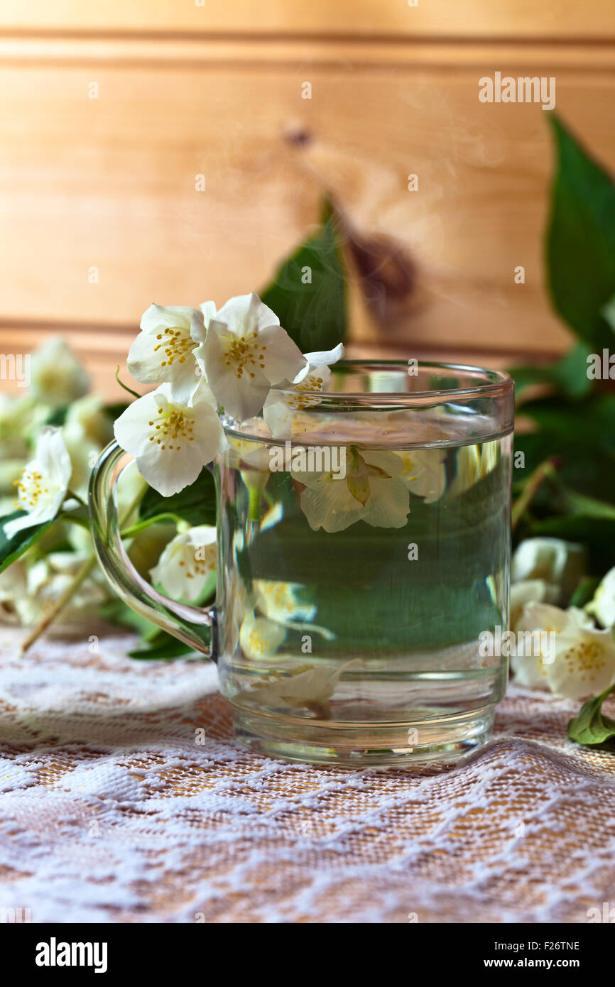 Jasmine tea in glass hi-res stock photography and images - Alamy