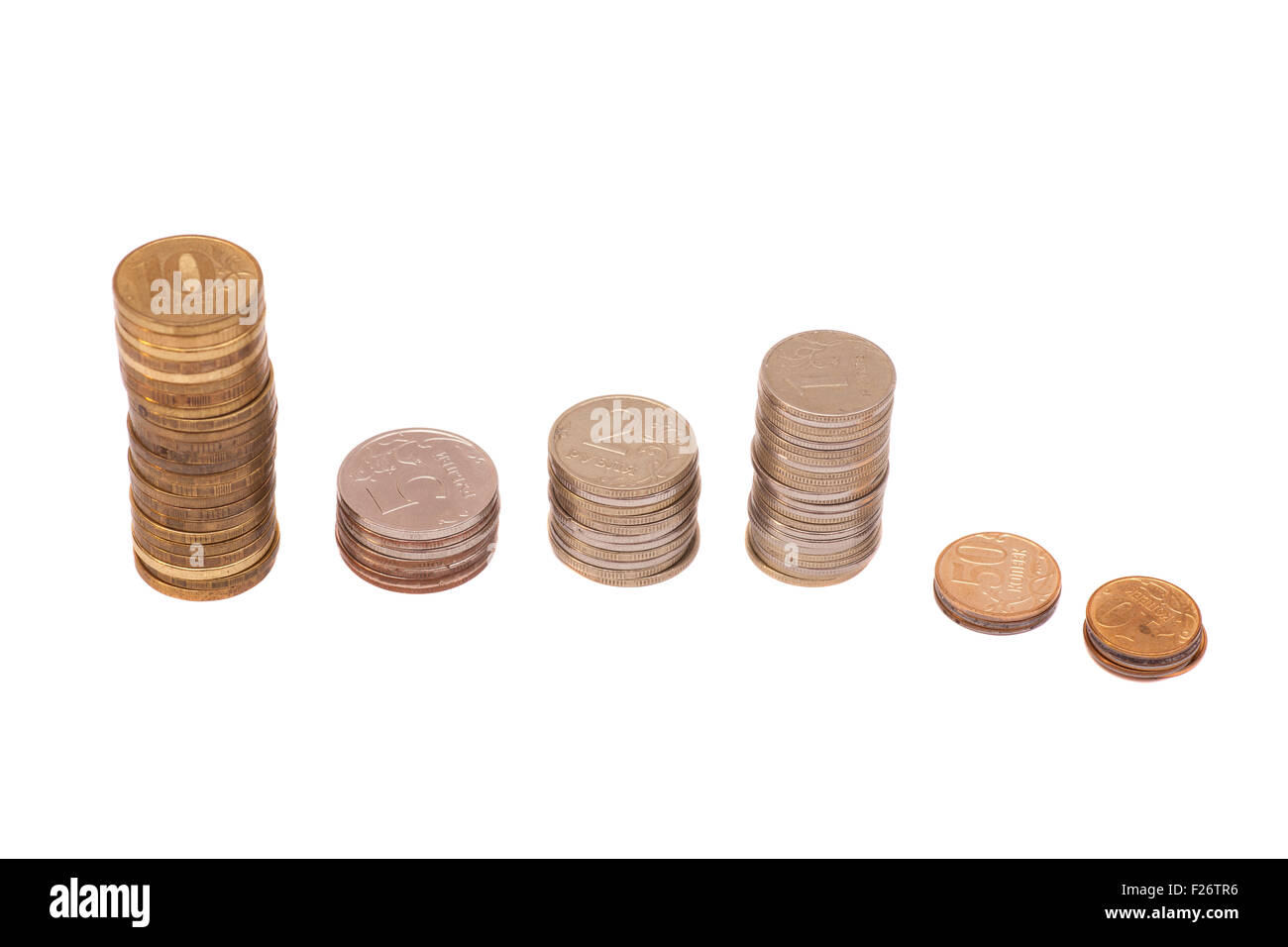 Money finances coins russia hi-res stock photography and images - Alamy