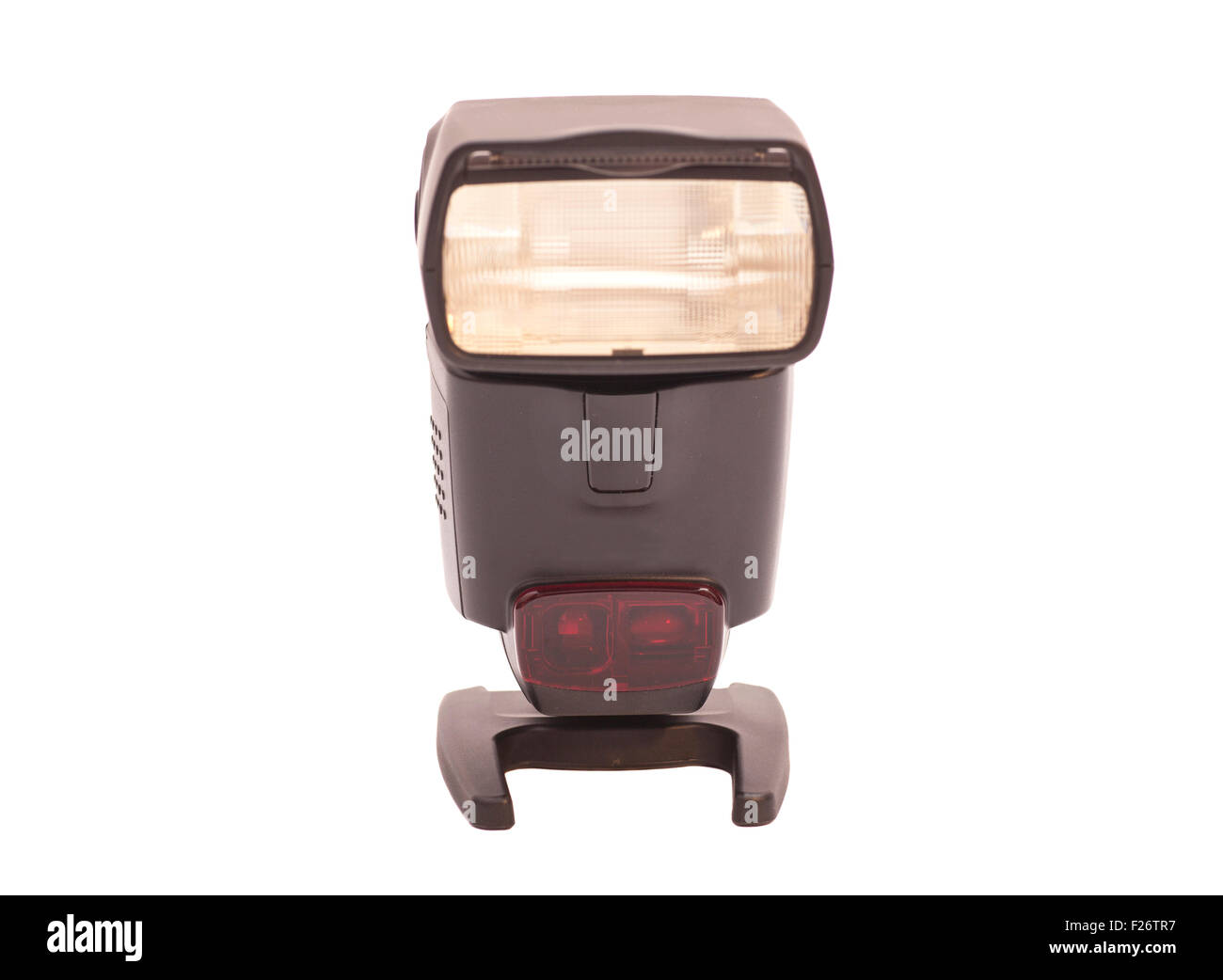 Photo camera flash isolated on white Stock Photo - Alamy