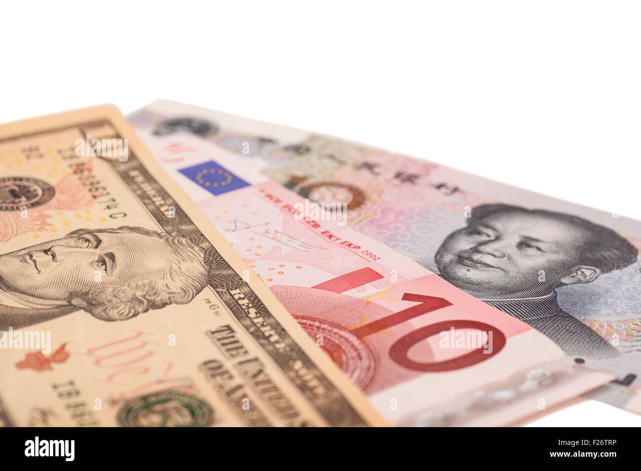 Usd euro dollars rmb yuan banknotes hi-res stock photography and images ...