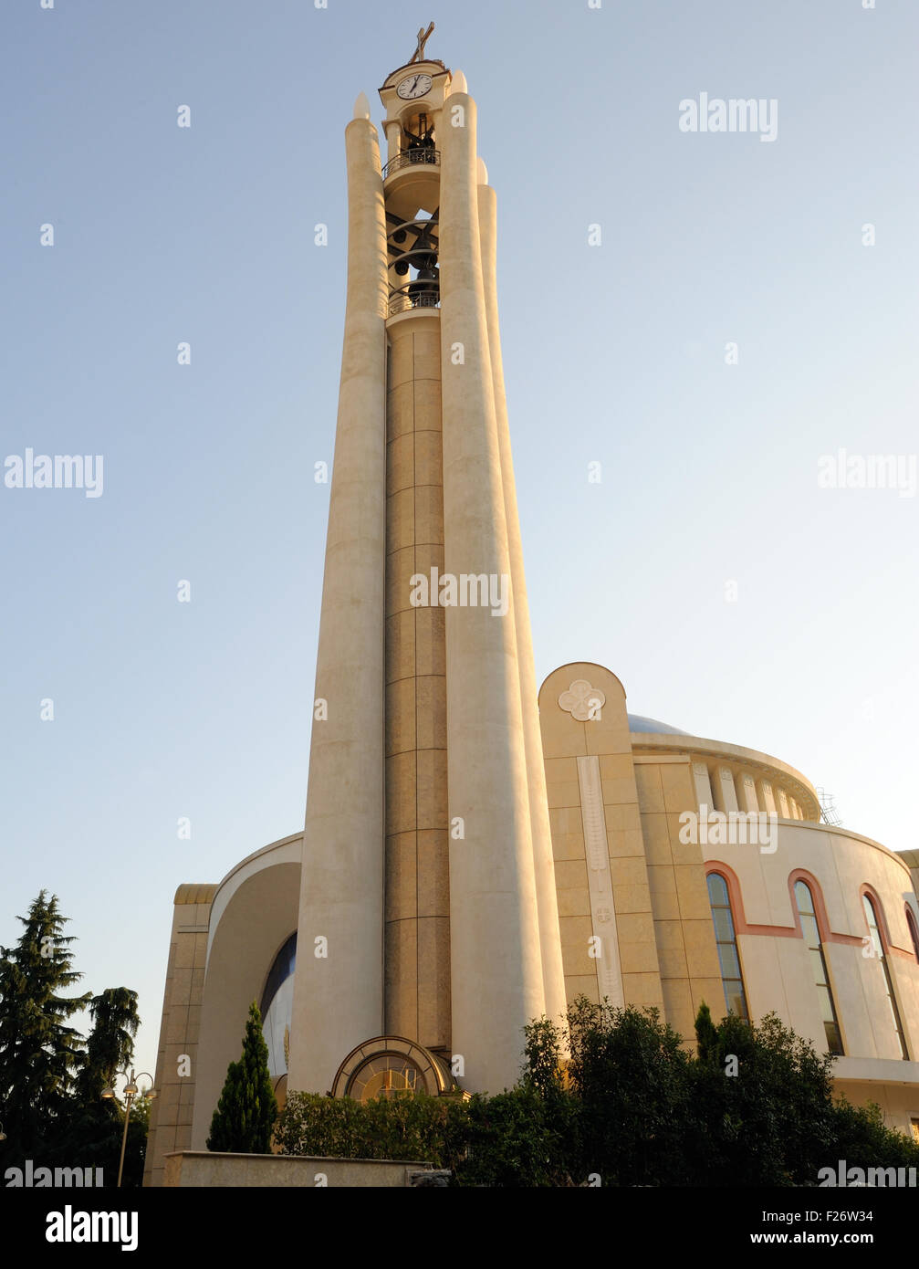 The bell and clock tower of the Resurrection of Christ Orthodox ...