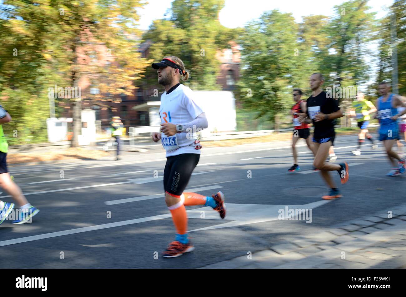 Wroclaw, Poland. 13th September, 2015. Over five thousands runners from ...