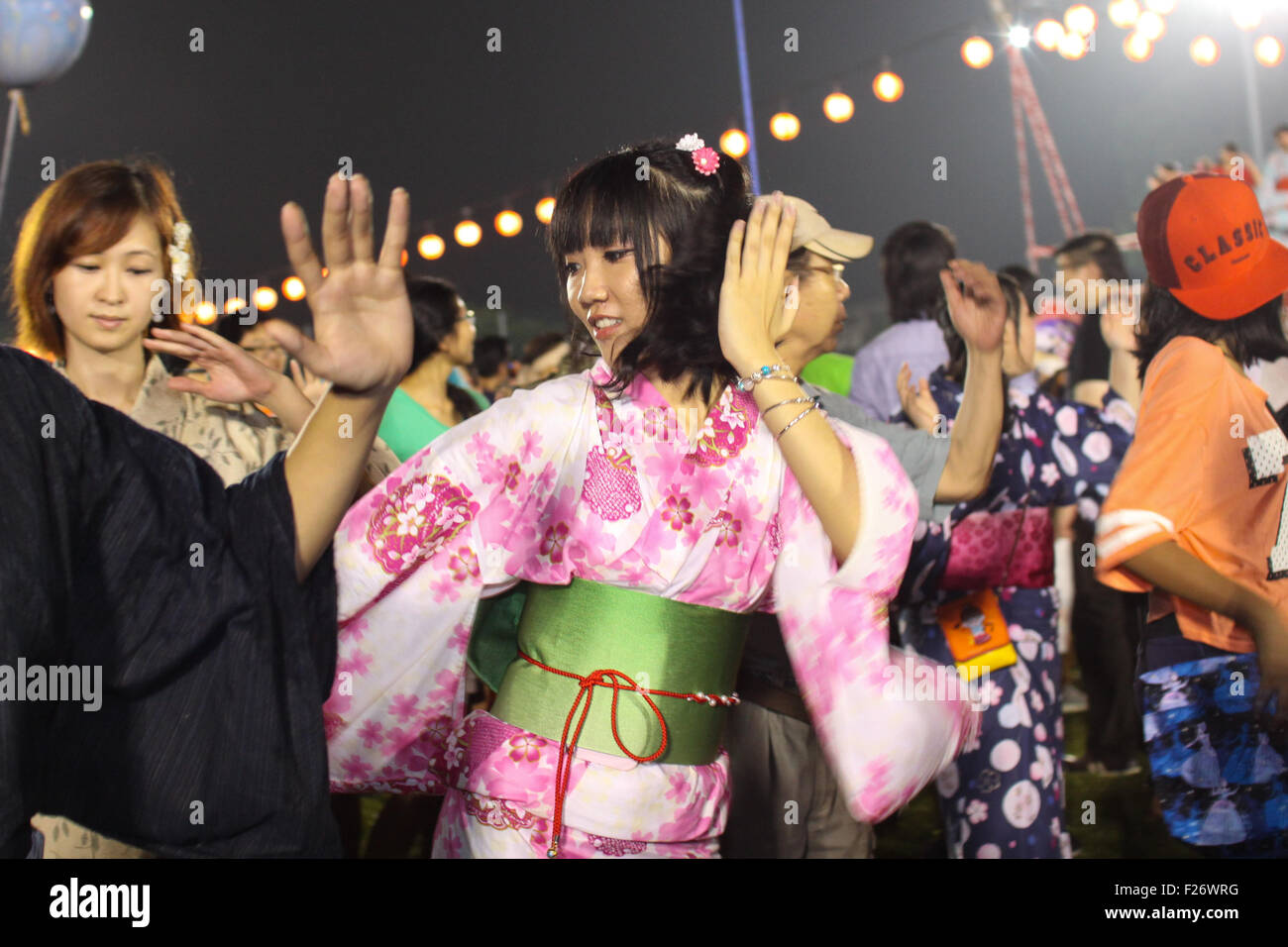 SHAH ALAM, MALAYSIA - SEPTEMBER 5: Bon-Odori Festival in Shah Alah, on September 5, 2015 ...