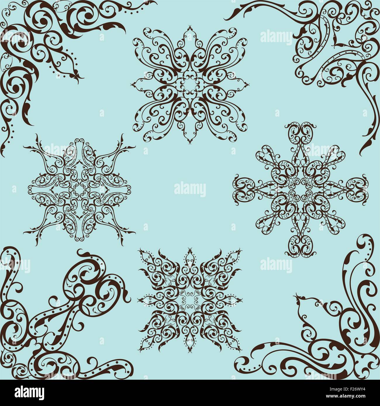 Rococo roccoco Stock Vector Images - Alamy