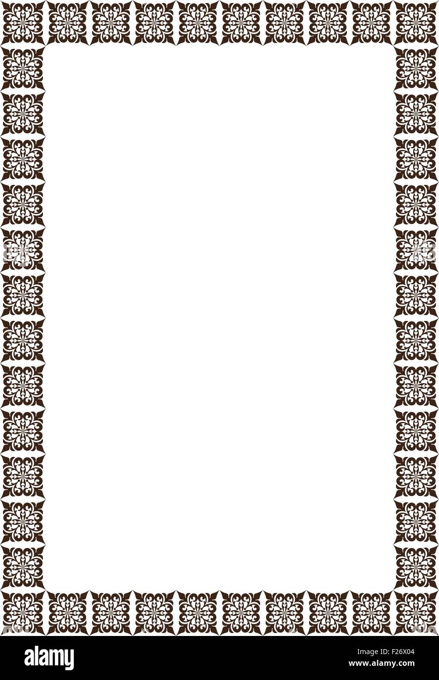 Frame is isolated on white Stock Vector Image & Art - Alamy