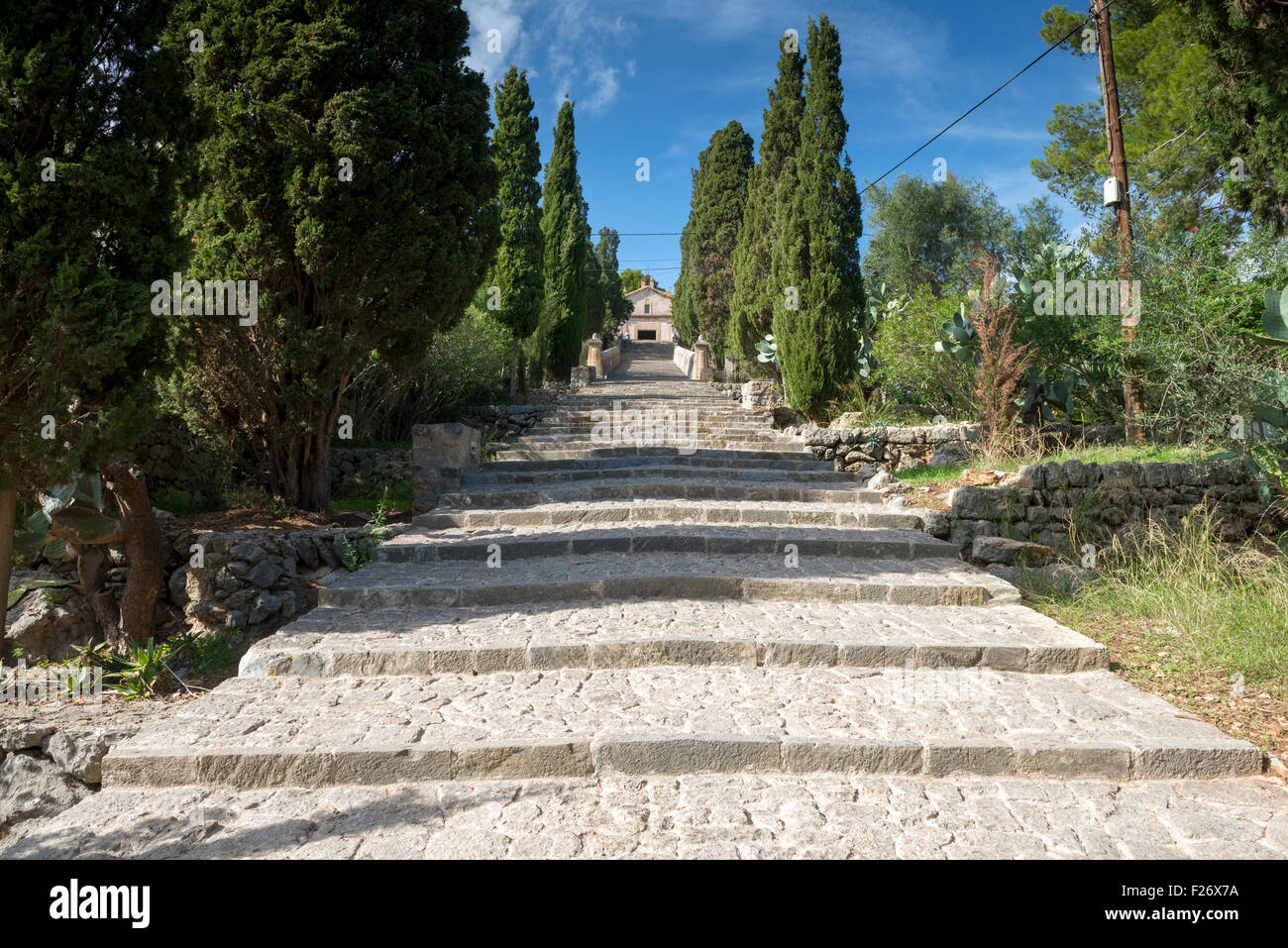 365-step stairway up to a chapel on top of the hill known as Calvary in ...