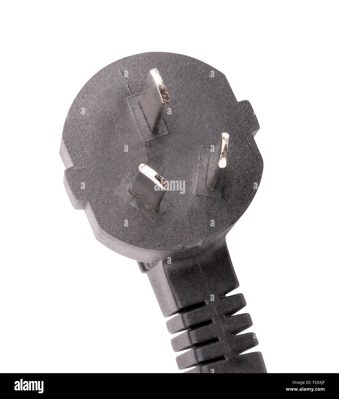 UK Outlet Plug with Cord Isolated Stock Photo - Alamy