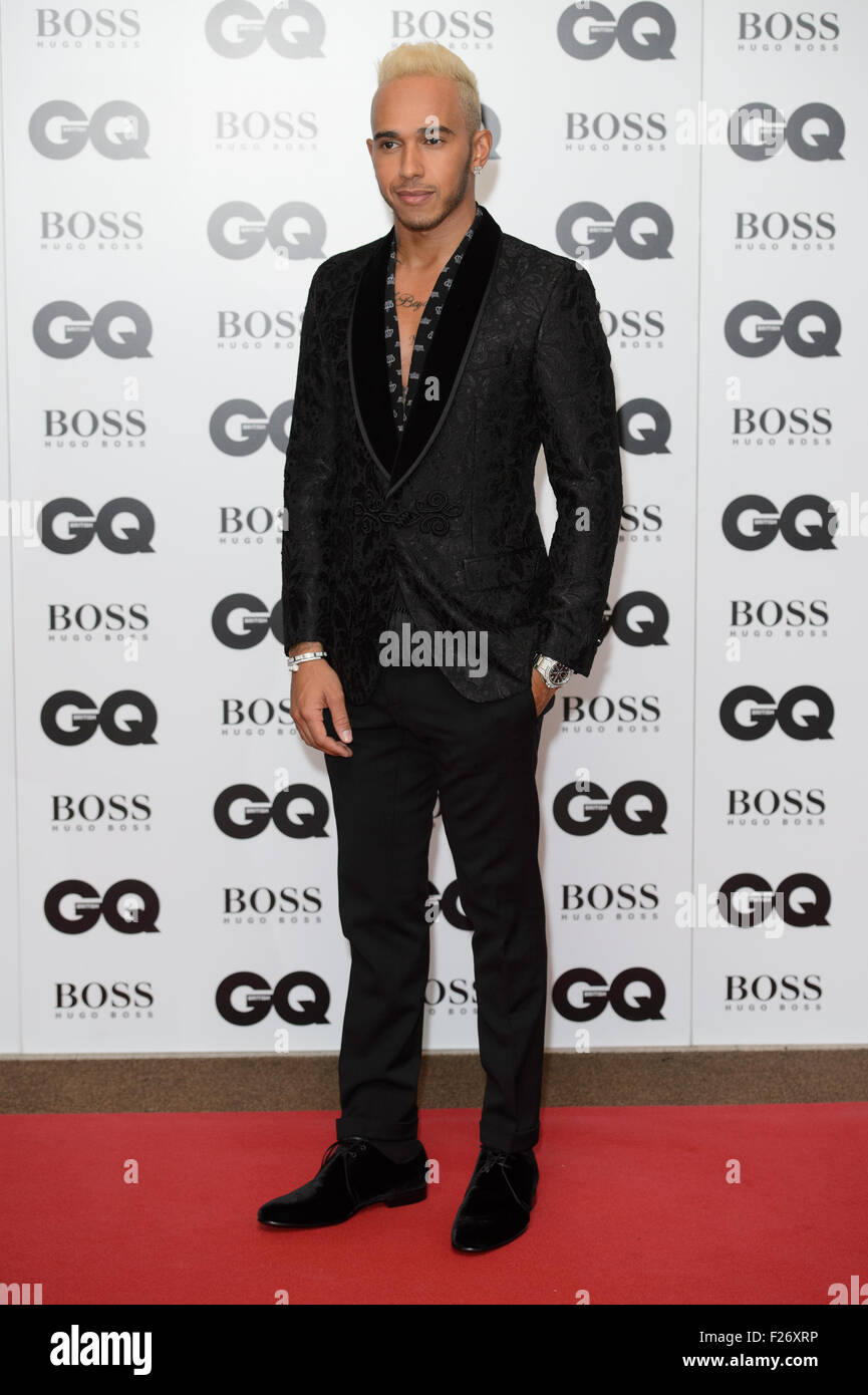 Lewis Hamilton at the GQ Men of the Year Awards 2015 Stock Photo - Alamy