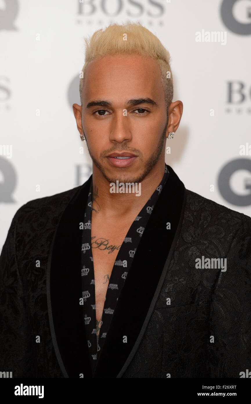 Lewis Hamilton at the GQ Men of the Year Awards 2015 Stock Photo - Alamy
