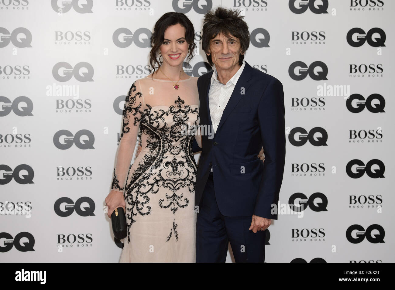 Ronnie wood and sally humphreys hi-res stock photography and images - Alamy