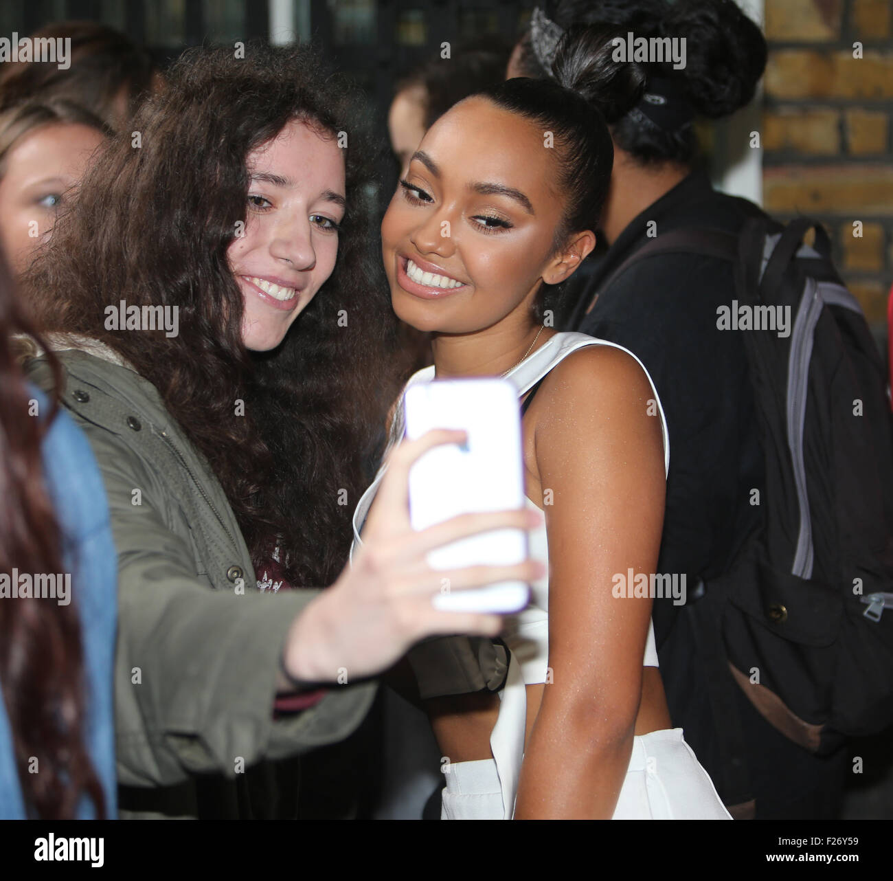 Little Mix outside ITV Studios today Featuring: Little Mix, Leigh-Anne ...