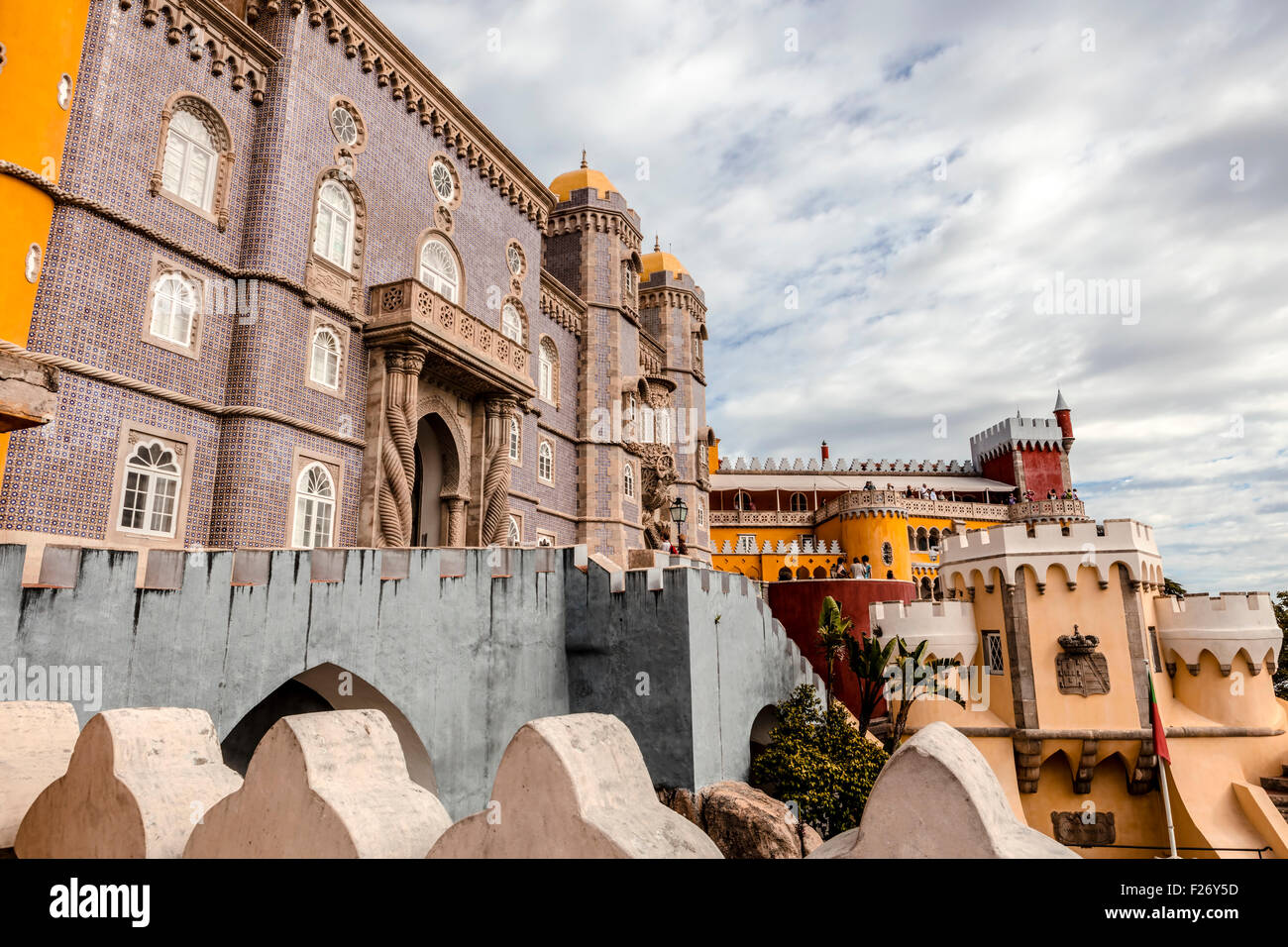 Popular tourist destination the Royal Palace of Pena, or "Castelo da ...