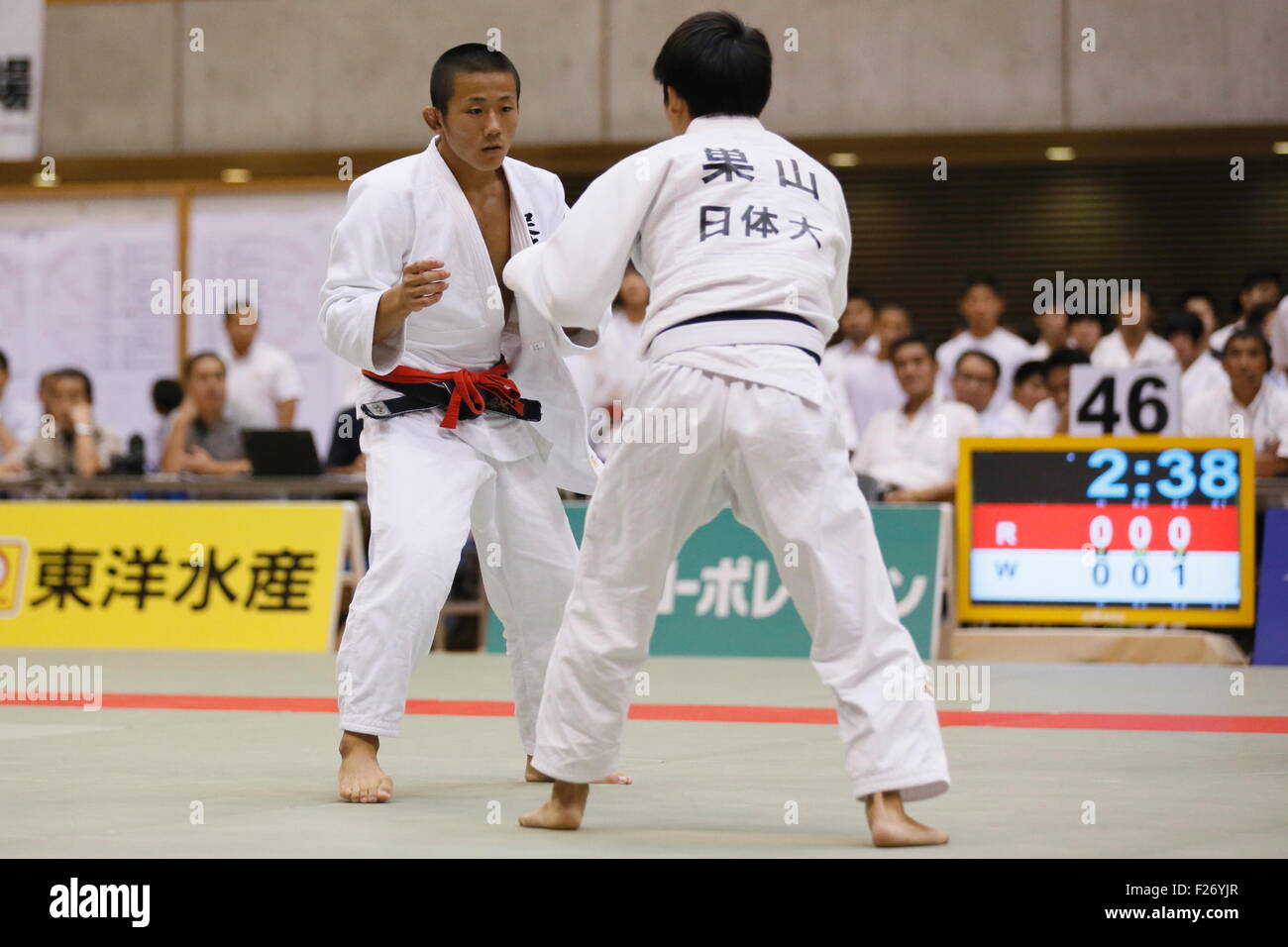 Saitama, Japan. 12th Sep, 2015. Yuta Higuchi () Judo : All Japan Juior ...