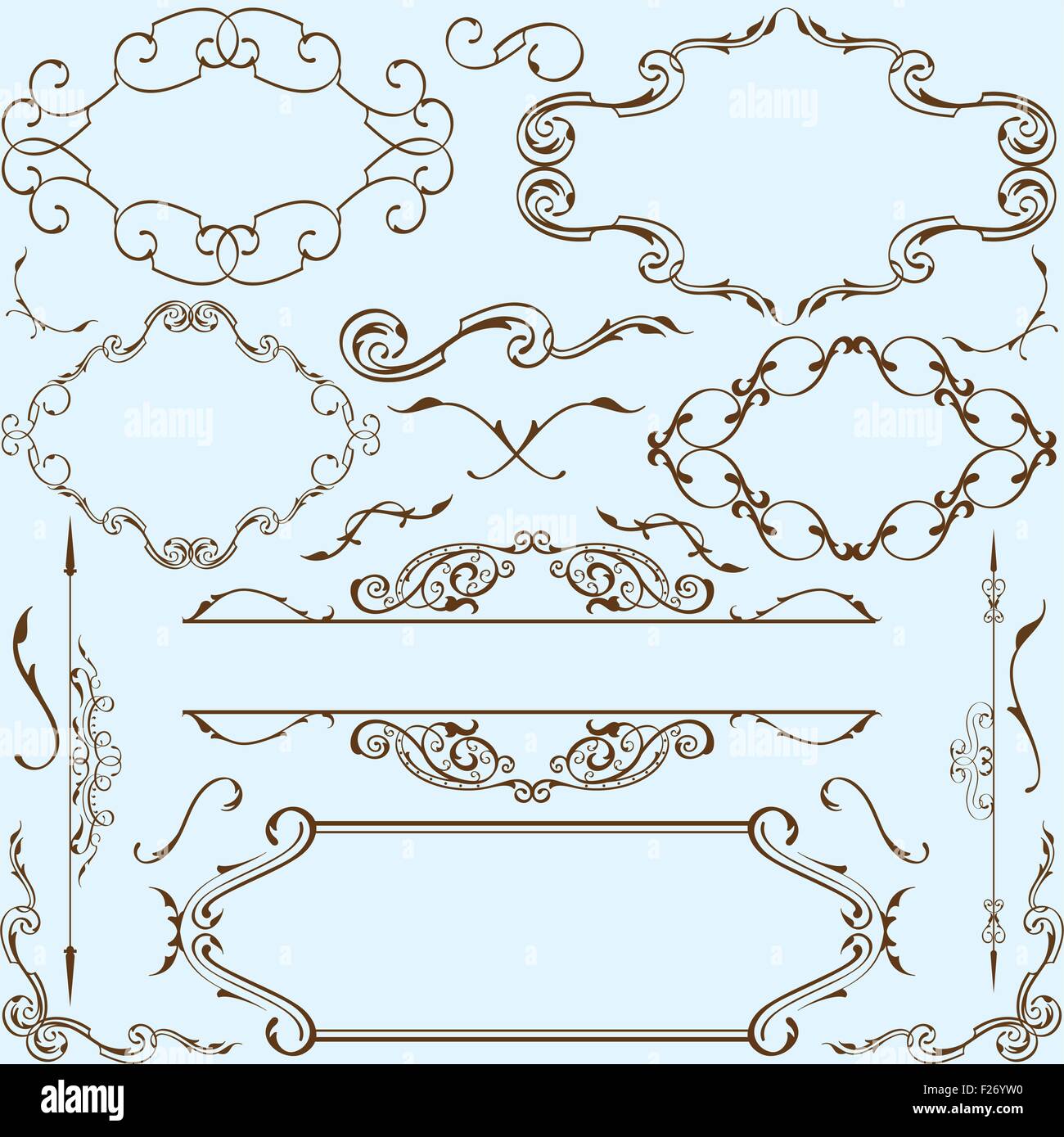 Drawing classic victorian style Stock Vector Images - Alamy