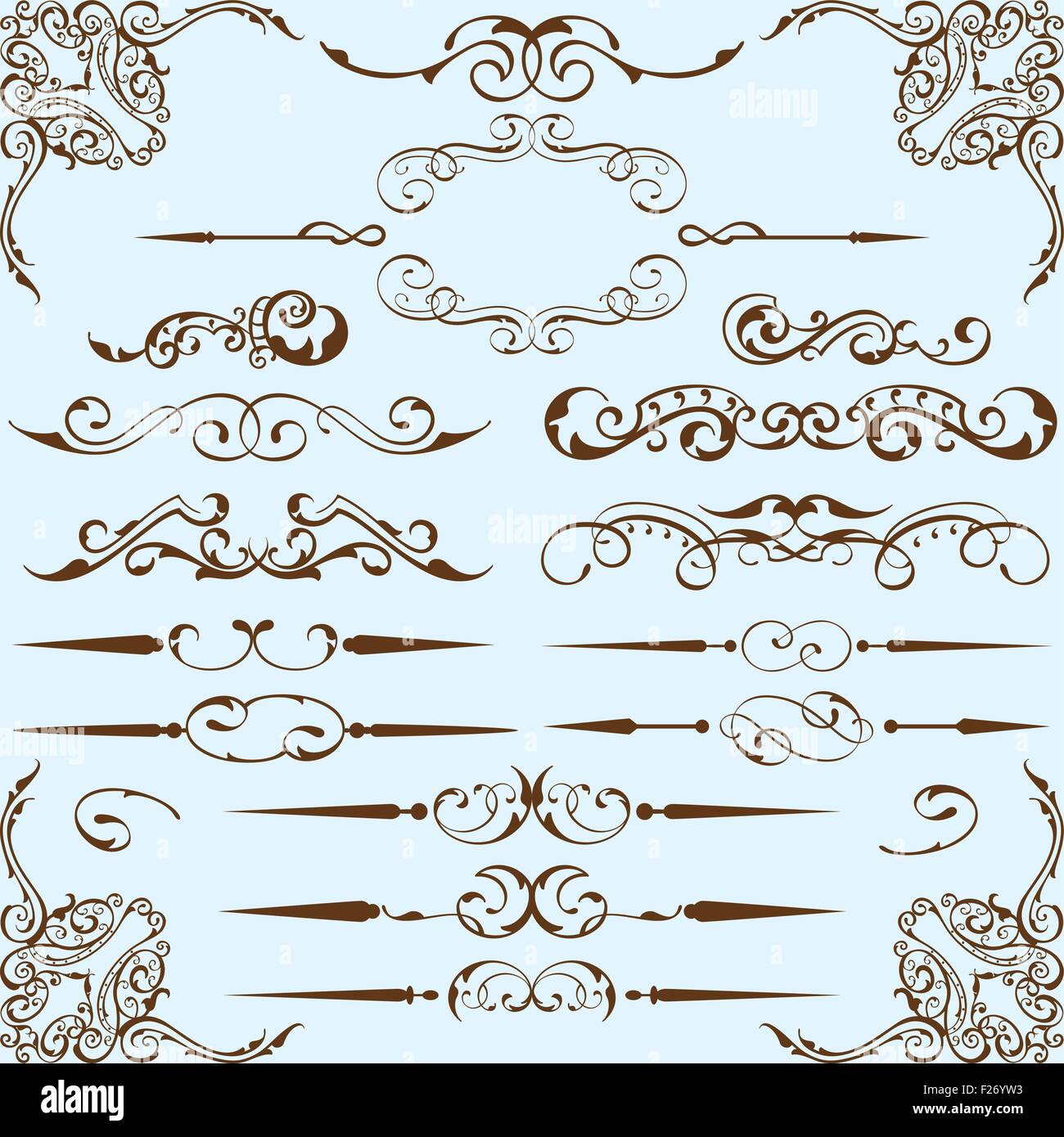 Drawing classic victorian style Stock Vector Images - Alamy