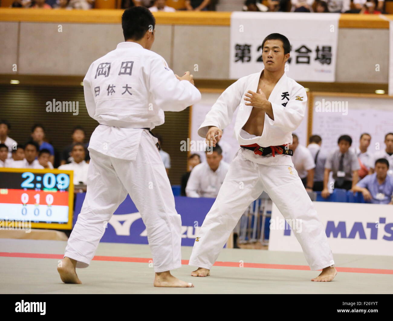 Saitama, Japan. 12th Sep, 2015. Yuji Yamamoto () Judo : All Japan Juior ...