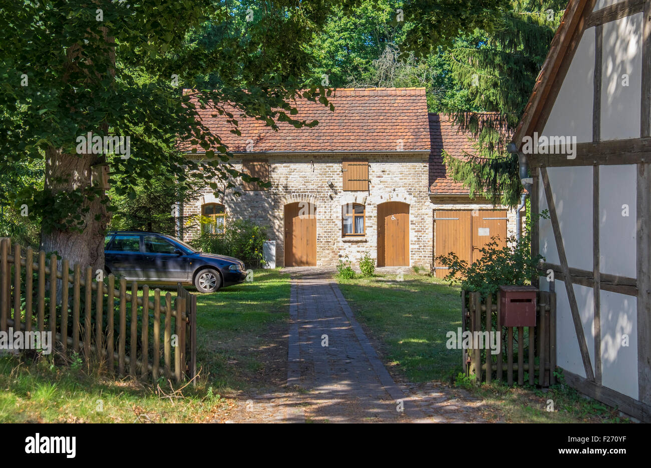 Stone holiday cottage, Großer Stechlinsee, Lake Stechlin resort ...