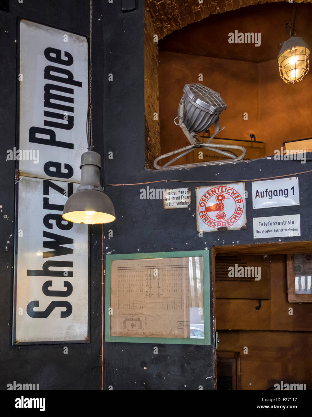 Schwarze Pumpe,Traditional German corner pub interior, Local bar ...