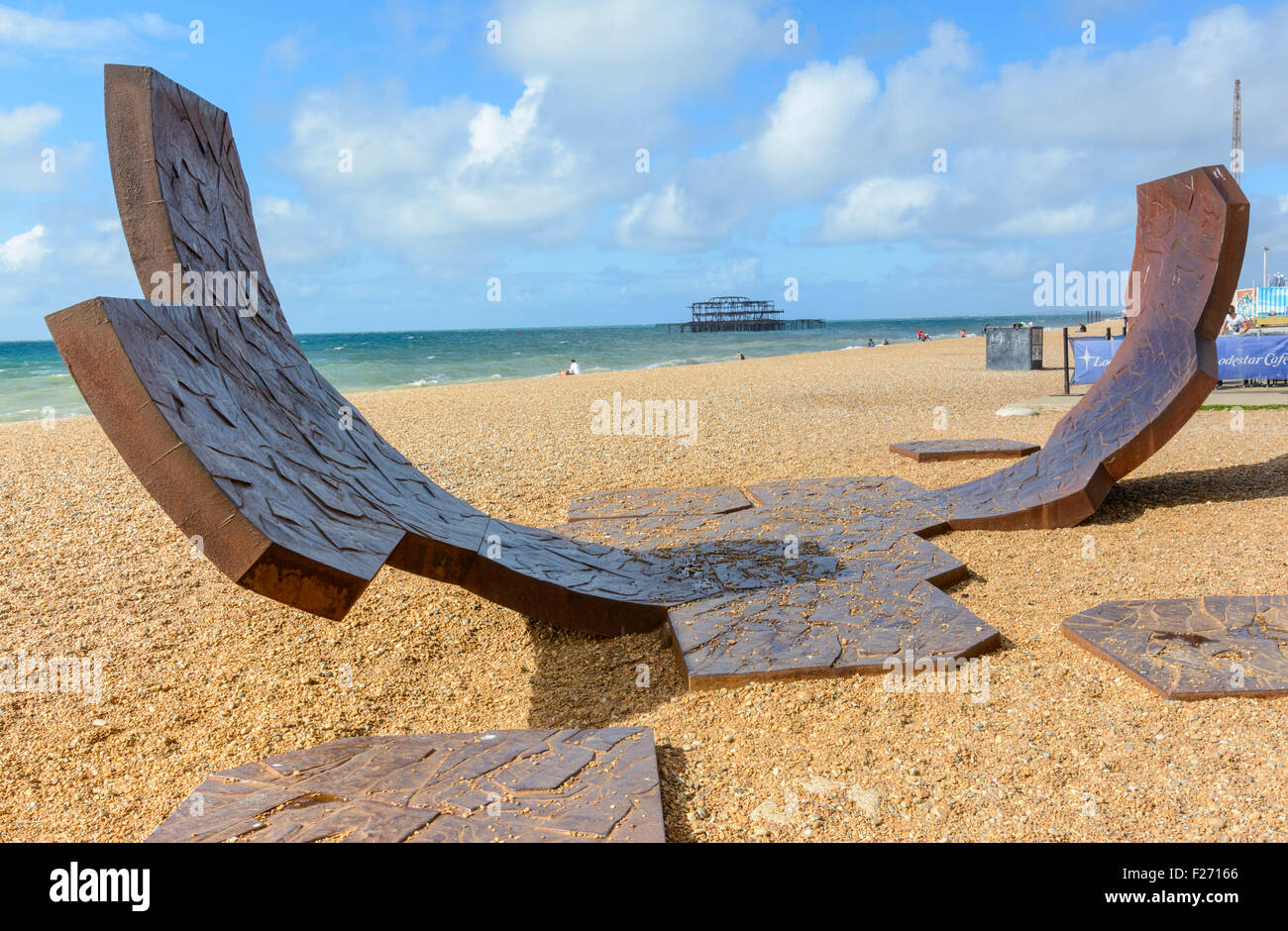 Passacaglia abstract sculpture made of recycled cast iron by Charles ...