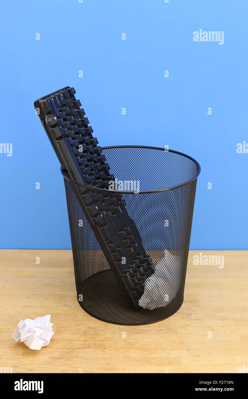 A close up shot of a trash can Stock Photo - Alamy
