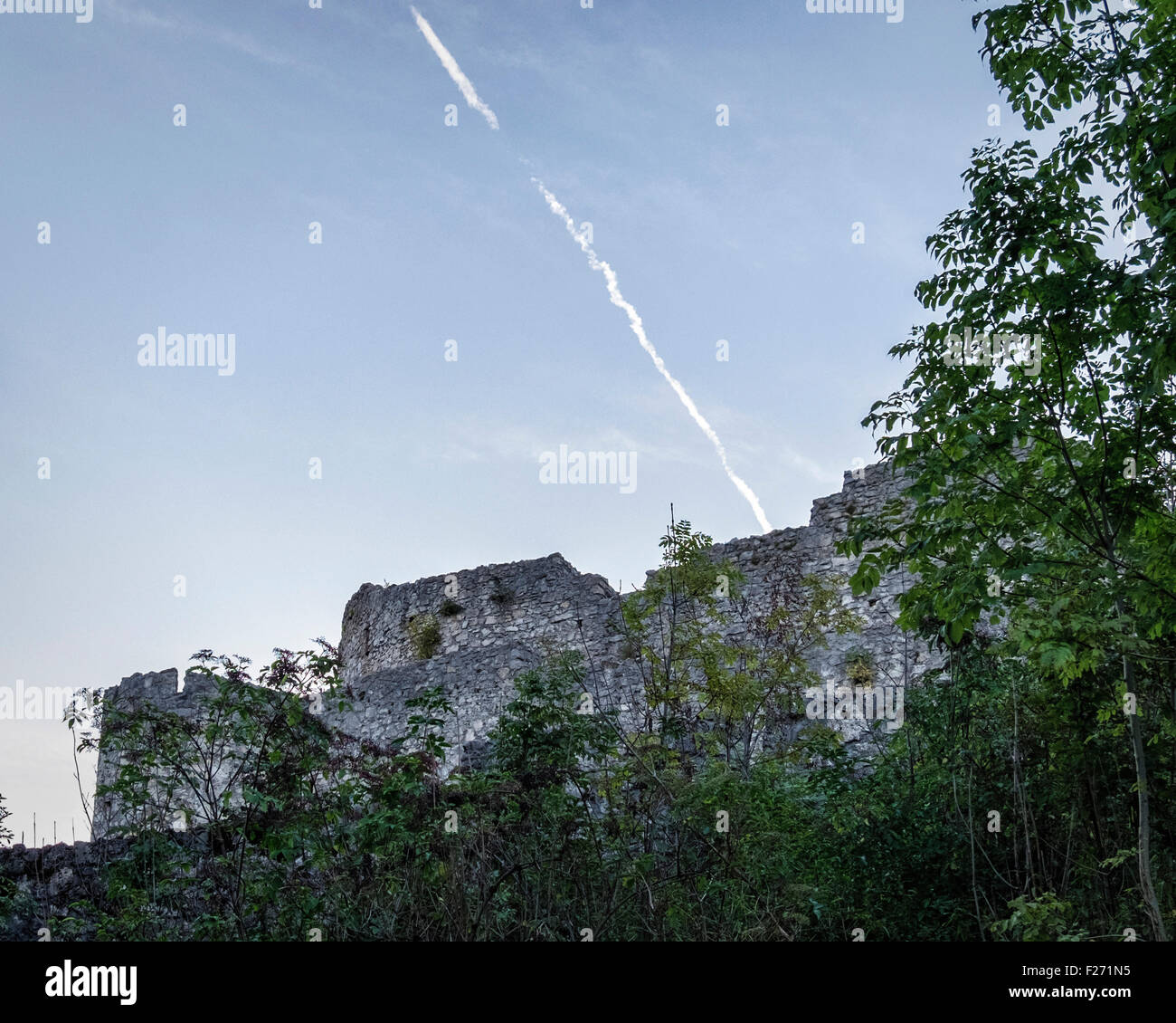 Burg Eisenberg castle ruin, Burgruine near Pfronten, Bavarian Alps ...