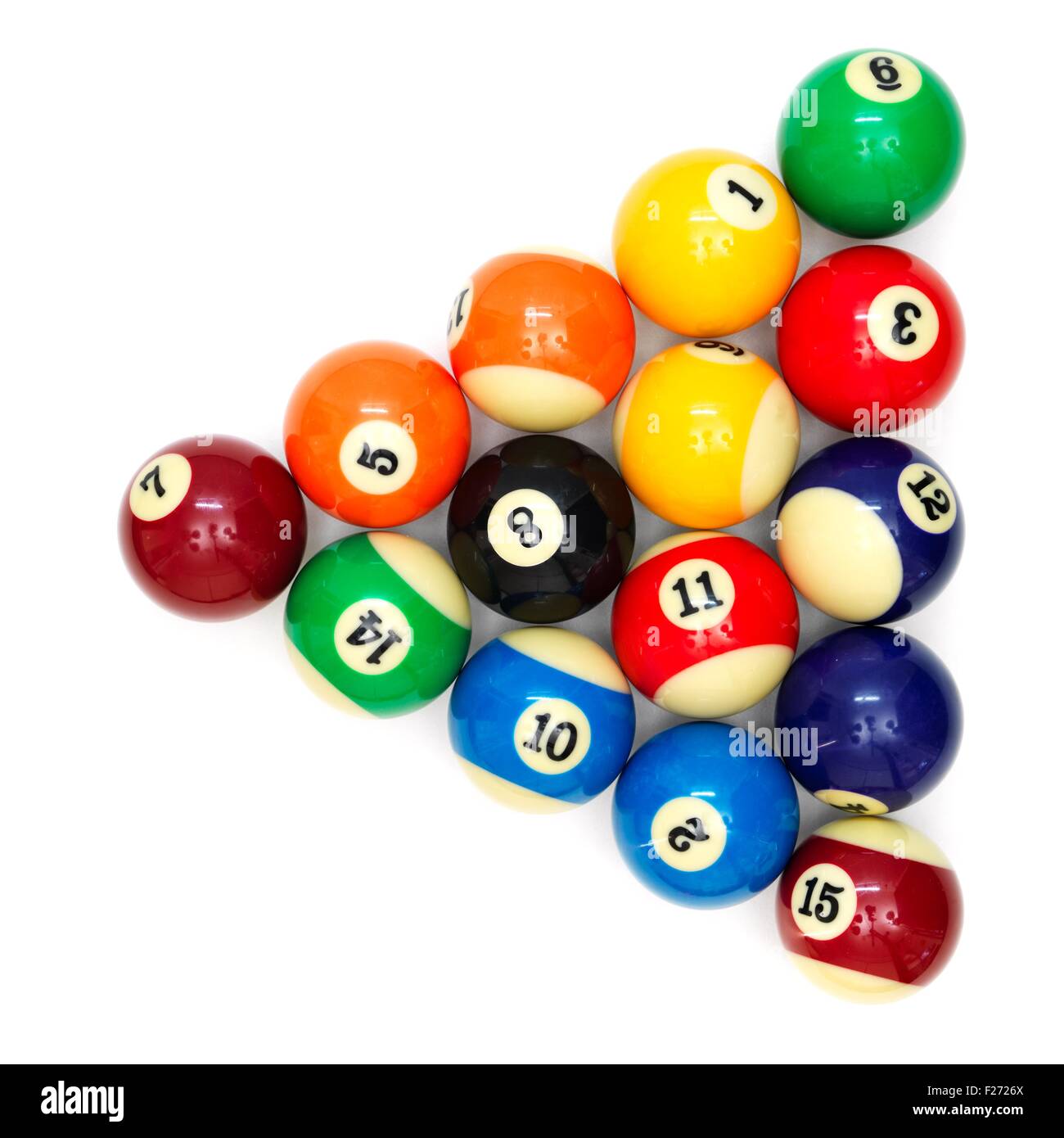 A close up shot billiard balls Stock Photo - Alamy