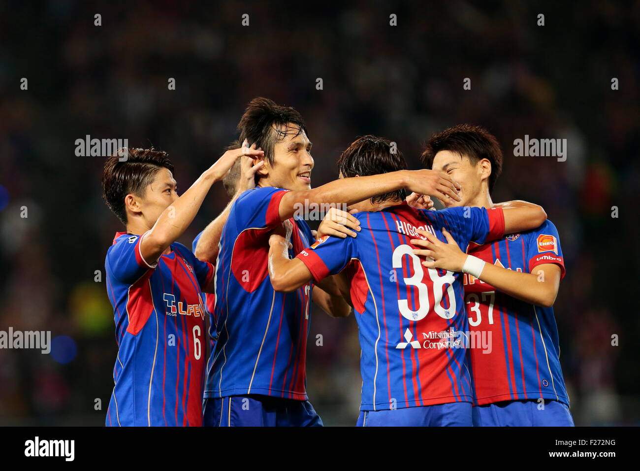 Tokyo, Japan. 12th Sep, 2015. FCFC Tokyo team group (FC Tokyo) Football ...