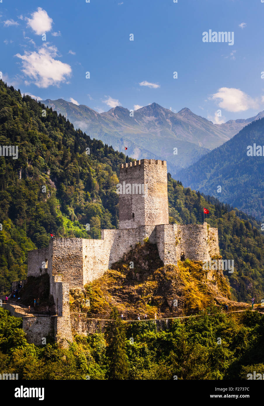 Zil kale castle, Turkey Stock Photo - Alamy