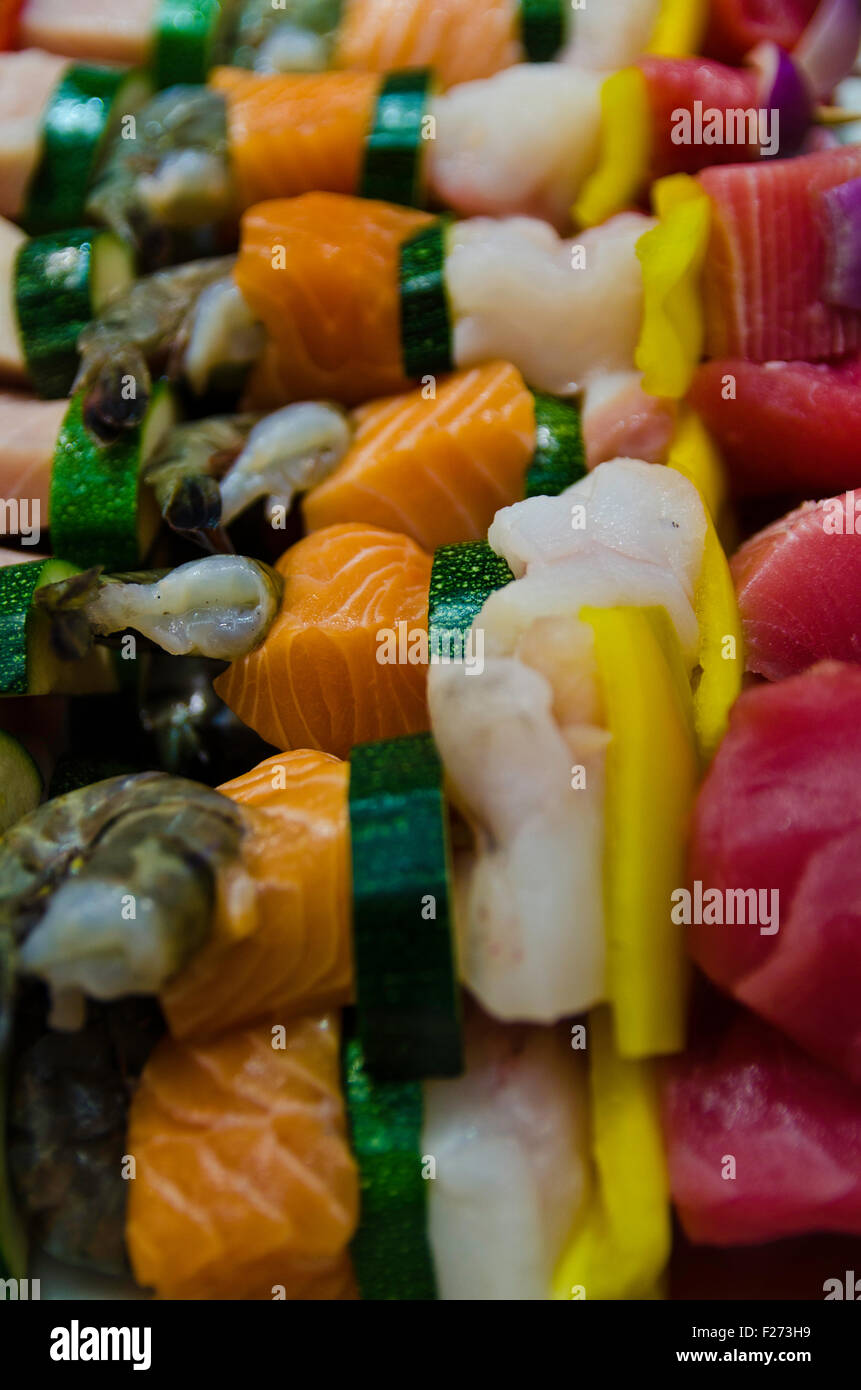 Fresh cut fish at a market in Stockholm, Sweden Stock Photo - Alamy