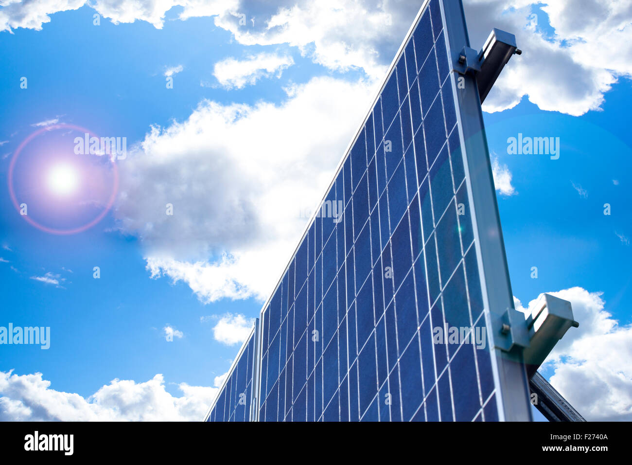 Photo of the Photovoltaic panels Stock Photo - Alamy