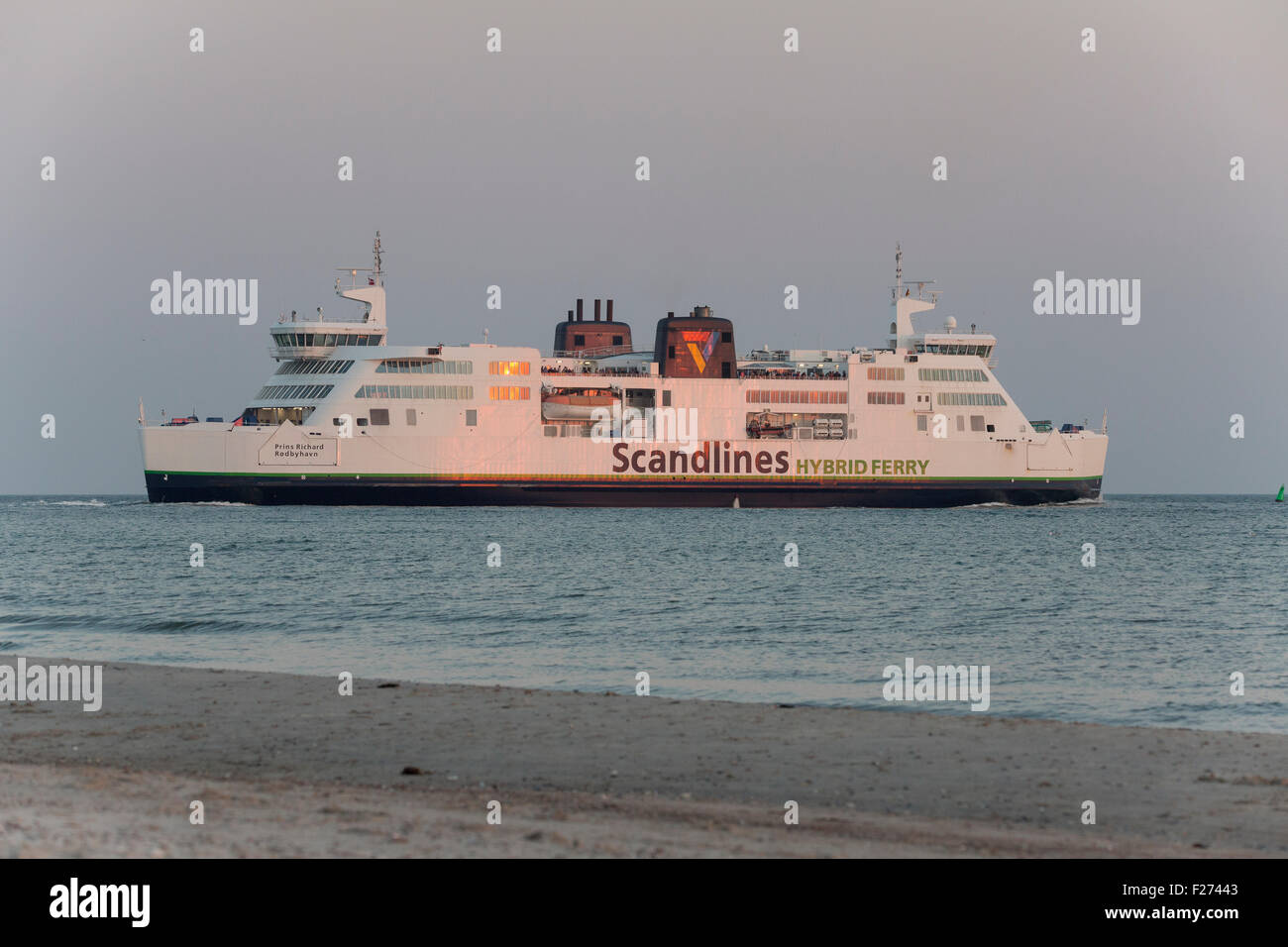 A Scandlines Hybrid Ferry off Rødby Havn, Denmark Stock Photo - Alamy