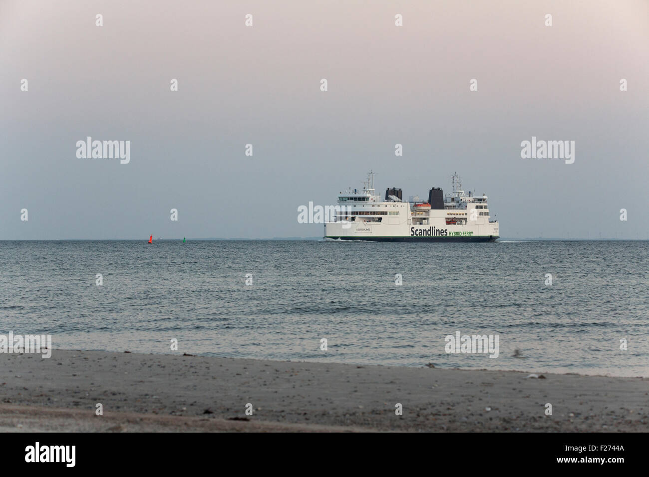 A Scandlines ferry arrives Rødby Havn, Denmark Stock Photo - Alamy