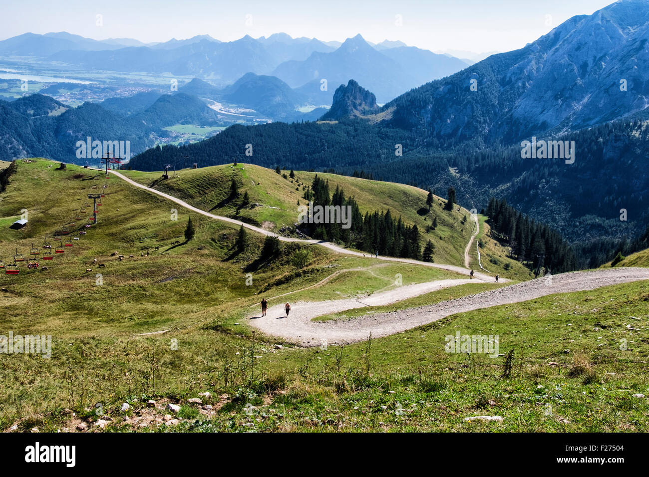 Bavarian Alps, Breitenberg mountain, Germany - Beautiful landscape view ...