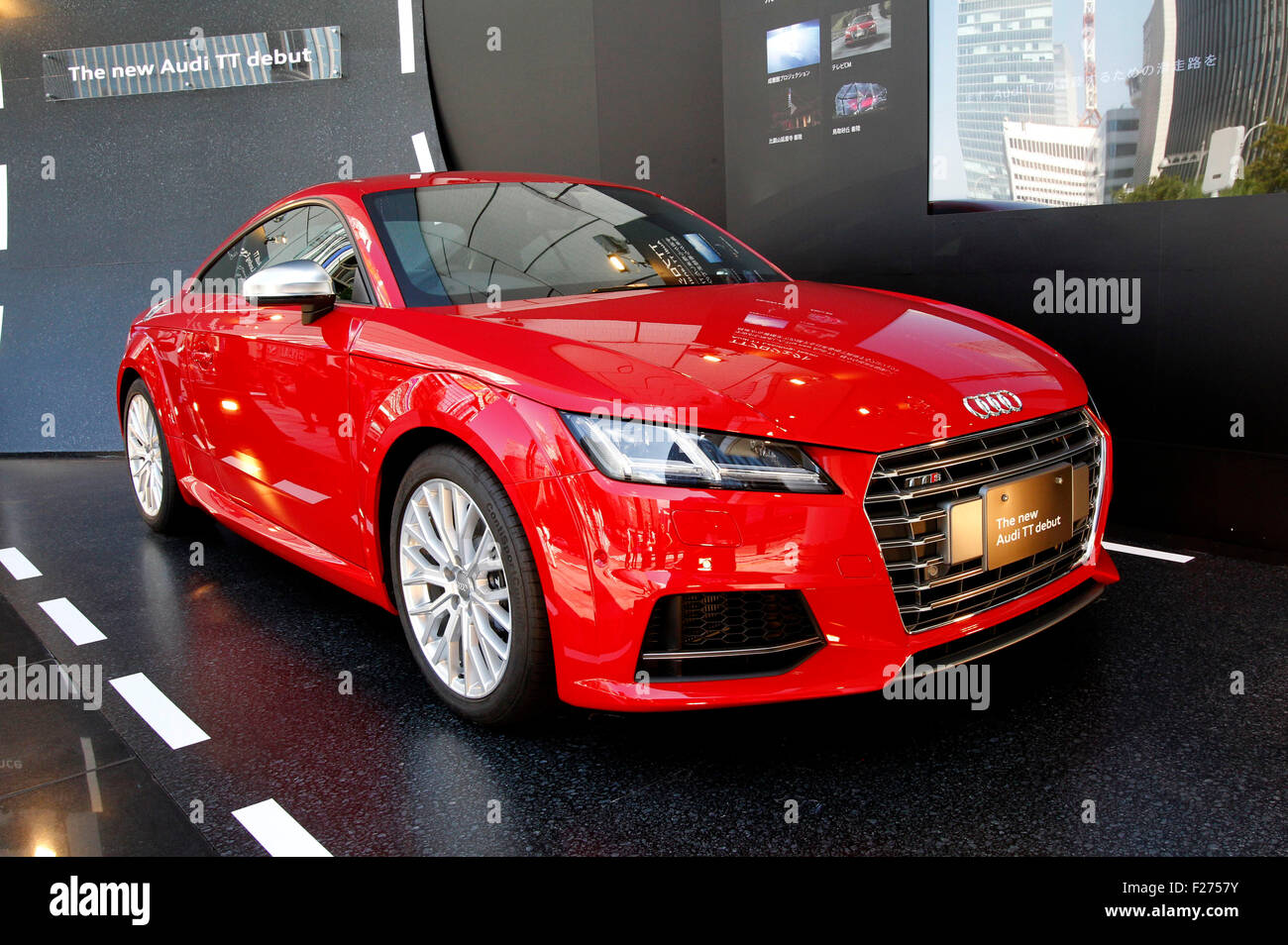 Tokyo, Japan. 12th Sep, 2015. Presentation of the new Audi TT at the ...