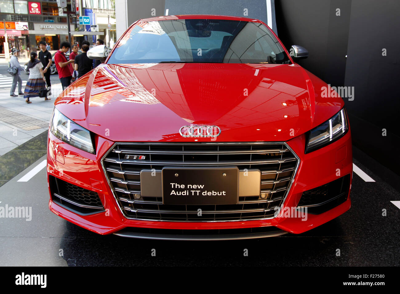 Tokyo, Japan. 12th Sep, 2015. Presentation of the new Audi TT at the ...