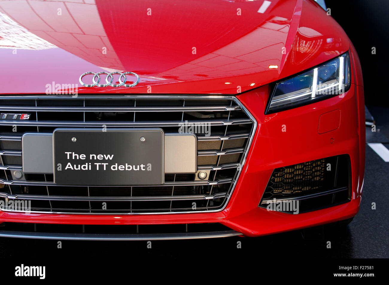 Tokyo, Japan. 12th Sep, 2015. Presentation of the new Audi TT at the ...
