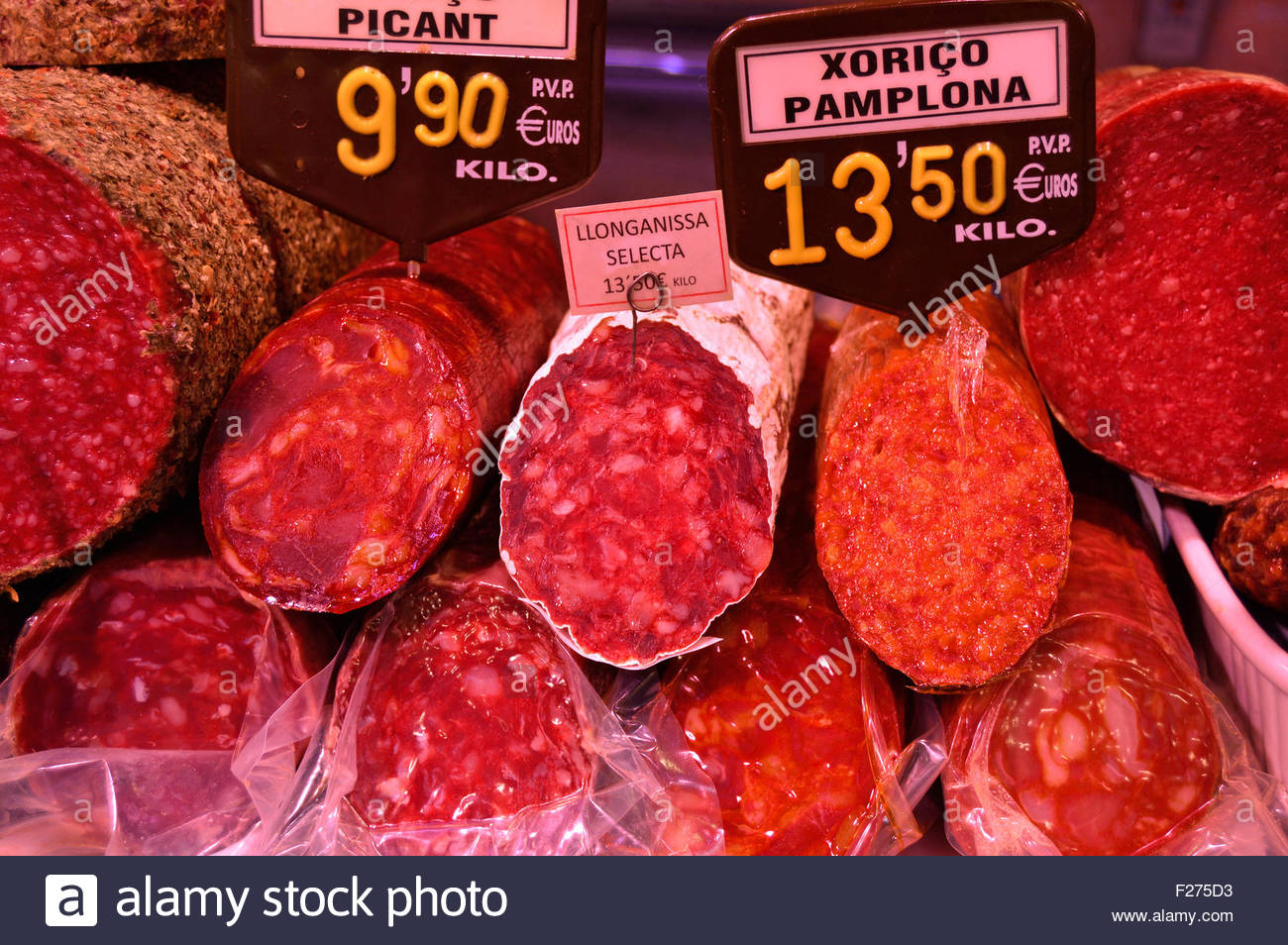 Salami Selection High Resolution Stock Photography and Images - Alamy